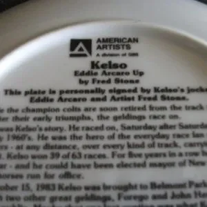 Fred Stone | Art | Fred Stone Gold Signature Edition Kelso Eddie Arcaro ...